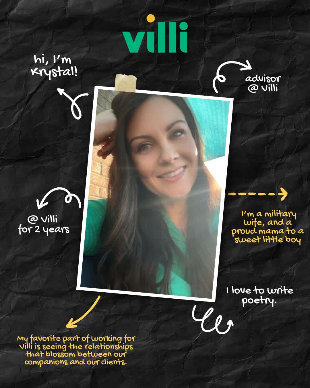 Meet the Team: Krystal - Villi